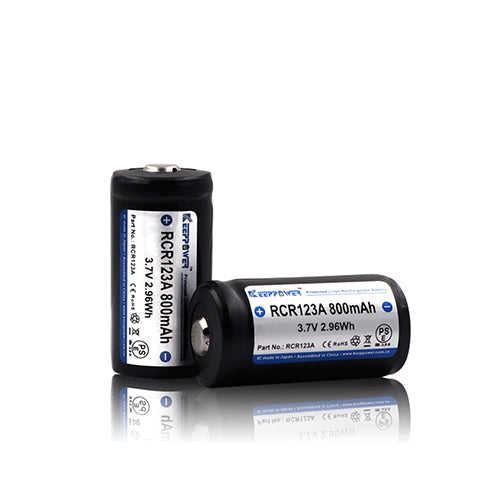 Keep Power RCR123A 800mAh Li-ion Battery (2pcs) - Trigger Airsoft