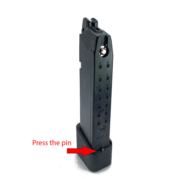 Army Armament TTI G17 Gas Mag - 24 Rounds - Trigger Airsoft