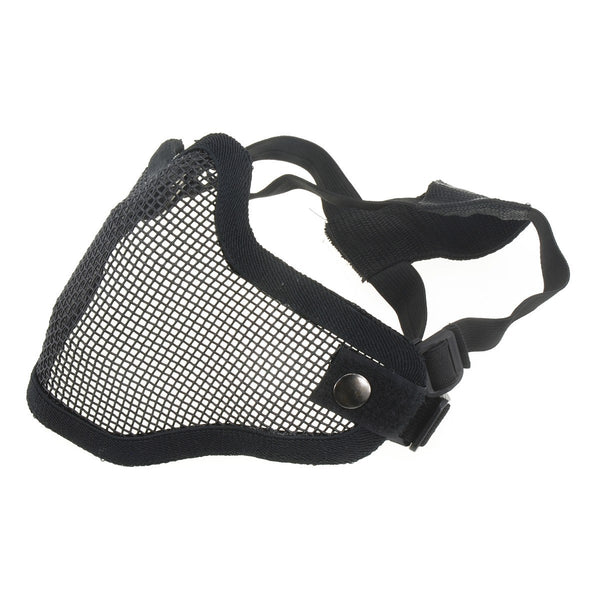 Black Metal Mesh Lower Half Mask for Airsoft - Trigger Airsoft
