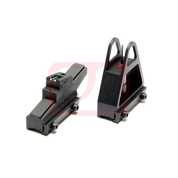 AIRFORCE Fiber Front and Rear Sights - Trigger Airsoft
