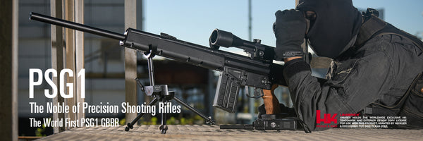 Umarex - VFC PSG-1 GBBR Airsoft Rifle - Trigger Airsoft